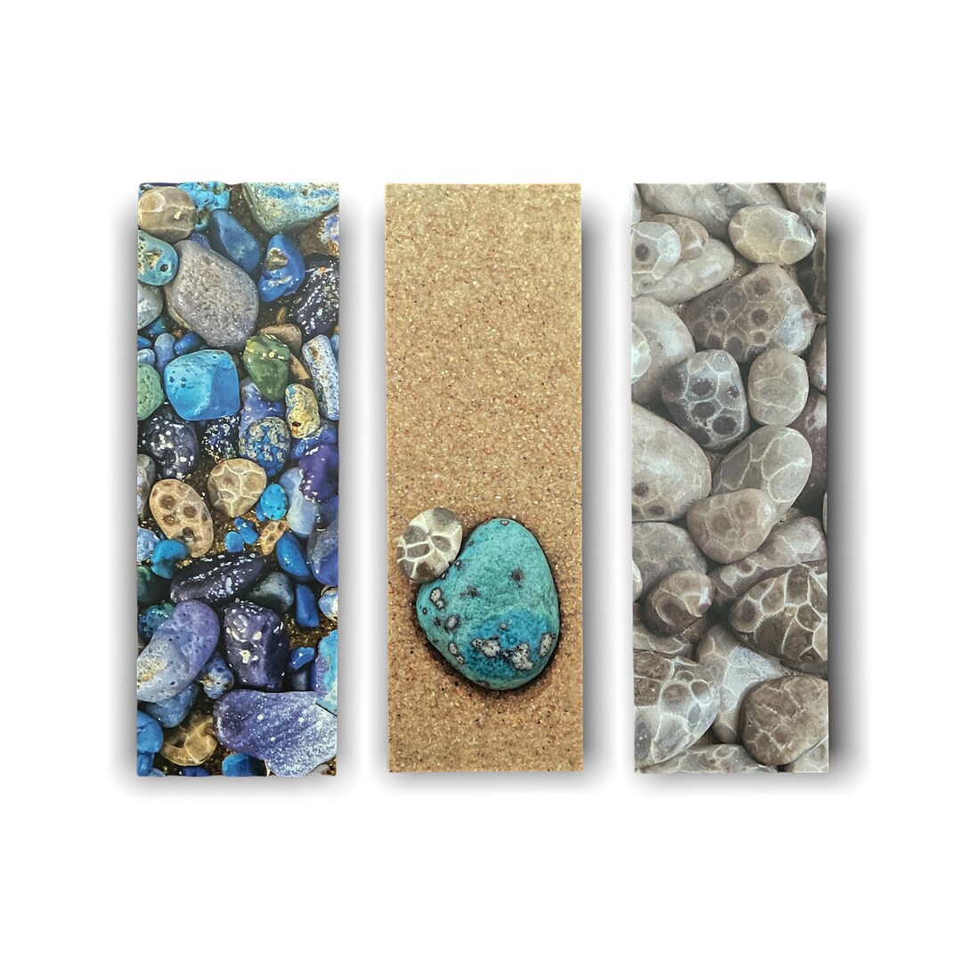Leland Blue Bookmark - Petoskey Stone Bookmark - Petoskey Stone ...