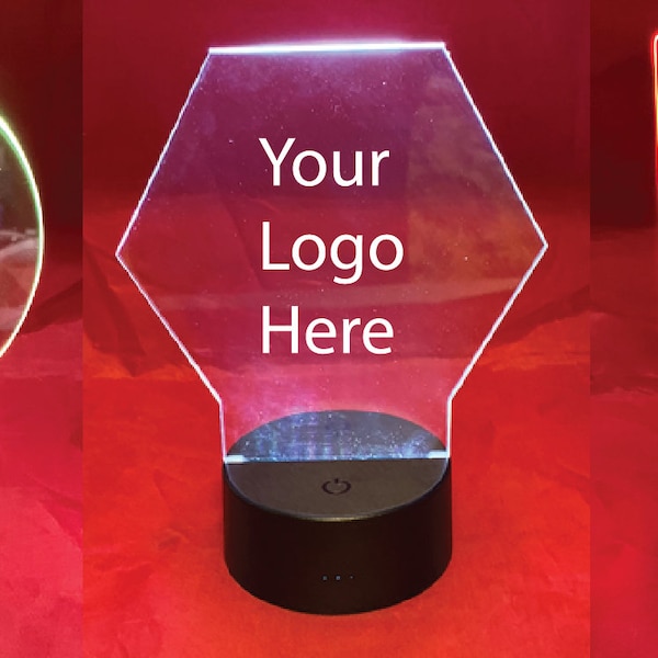 Acrylic Led Business Card - Etsy