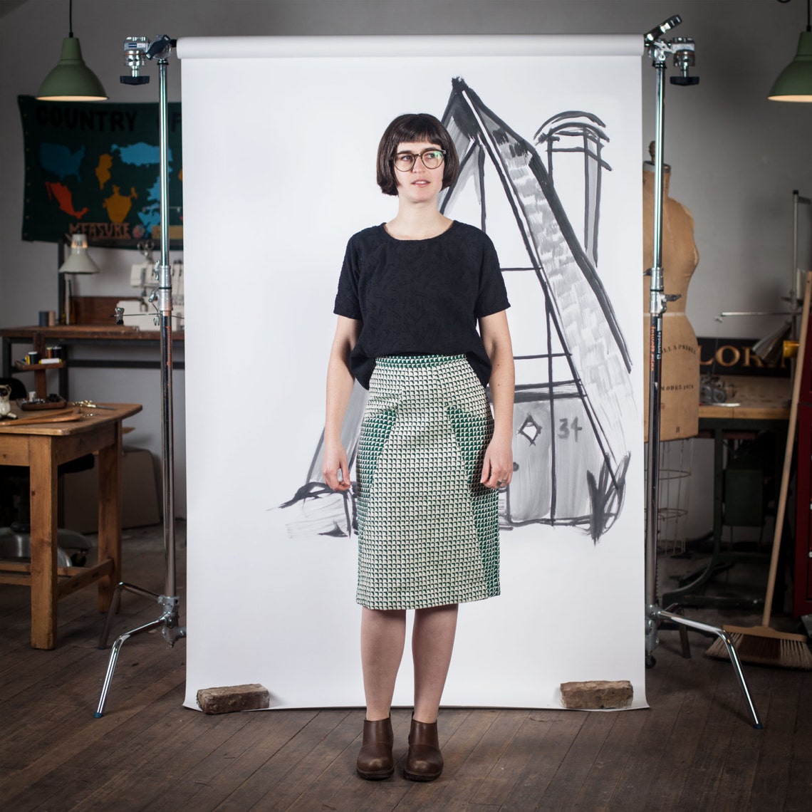 Blueprints for Sewing A-frame Skirt Digital PDF Sewing Pattern - Etsy