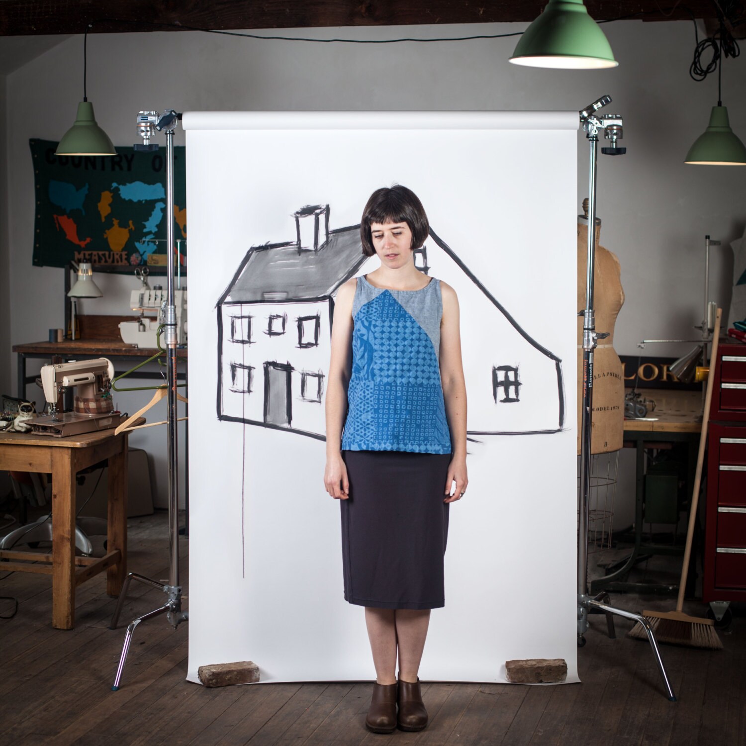 Blueprints for Sewing Saltbox Tee or Tank PDF Digital Sewing - Etsy