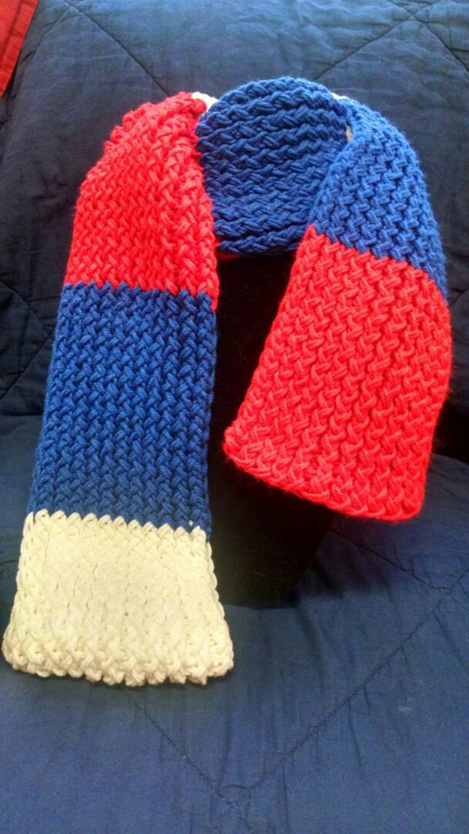 Adult or Child Stocking Hat Red White and Blue Buffalo Bills - Etsy