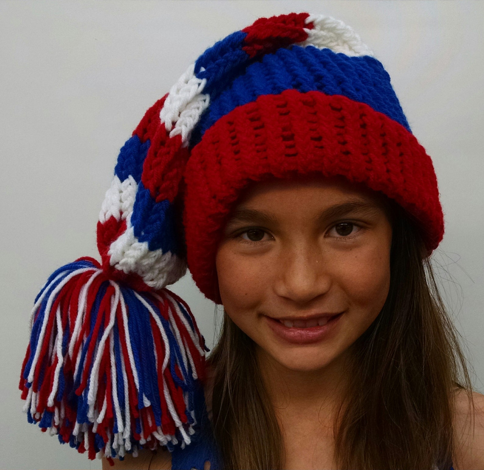 Adult or Child Stocking Hat Red White and Blue Buffalo Bills - Etsy