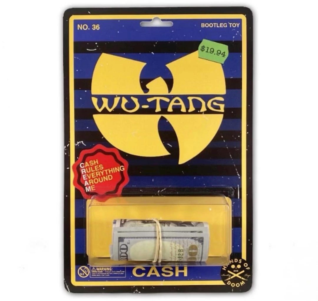 Wu Tang Clan C.R.E.A.M Cash Toy - Etsy