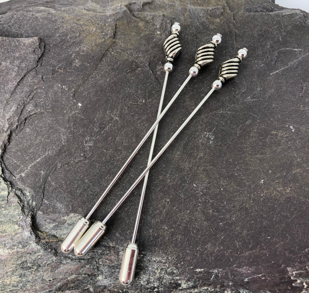 Stick Pins Tibetan Lapel Scarf Pin Hat or Hijab Stick Pin - Etsy