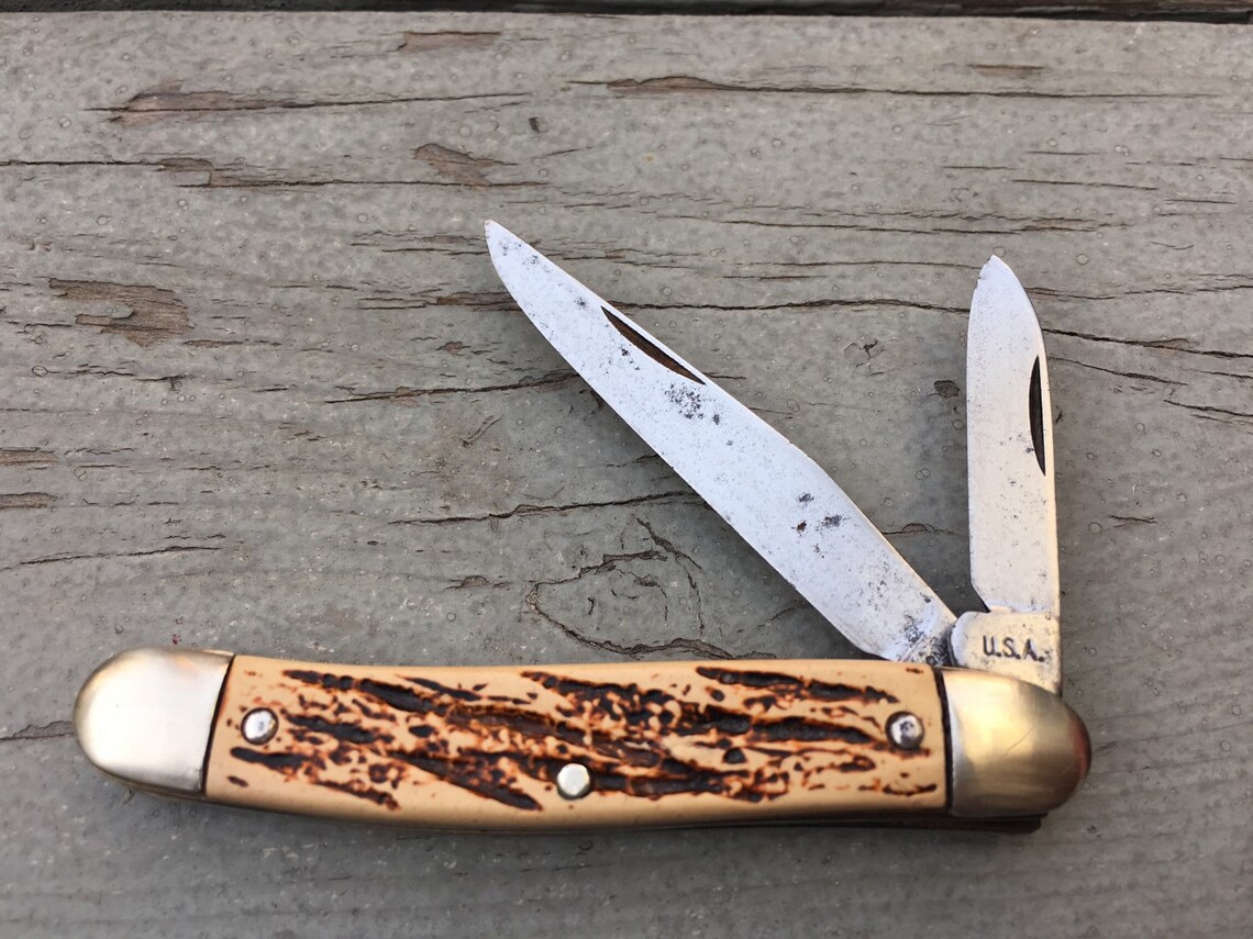 Vintage Colonial Prov USA Pocket Knife Vintage 2-blade Pocket | Etsy