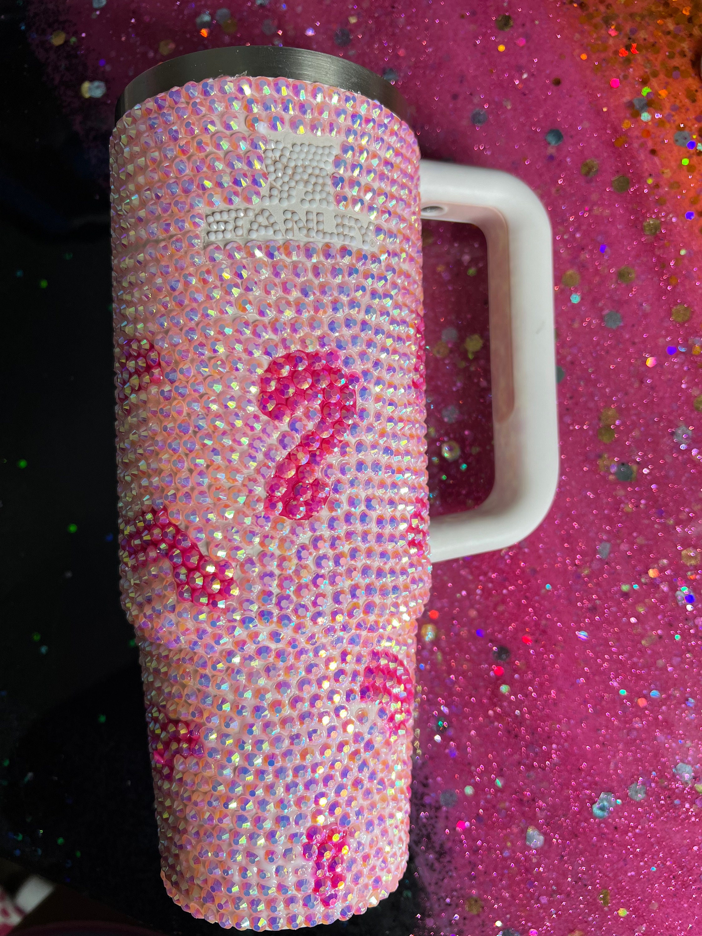 Bling Stanley Tumbler Custom Bling Stanley Customized Rhinestone ...