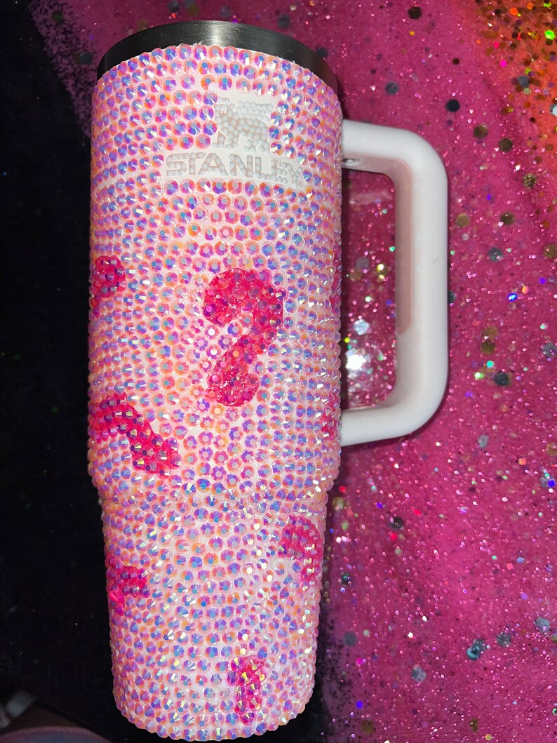 Bling Stanley Tumbler Custom Bling Stanley Customized Rhinestone ...