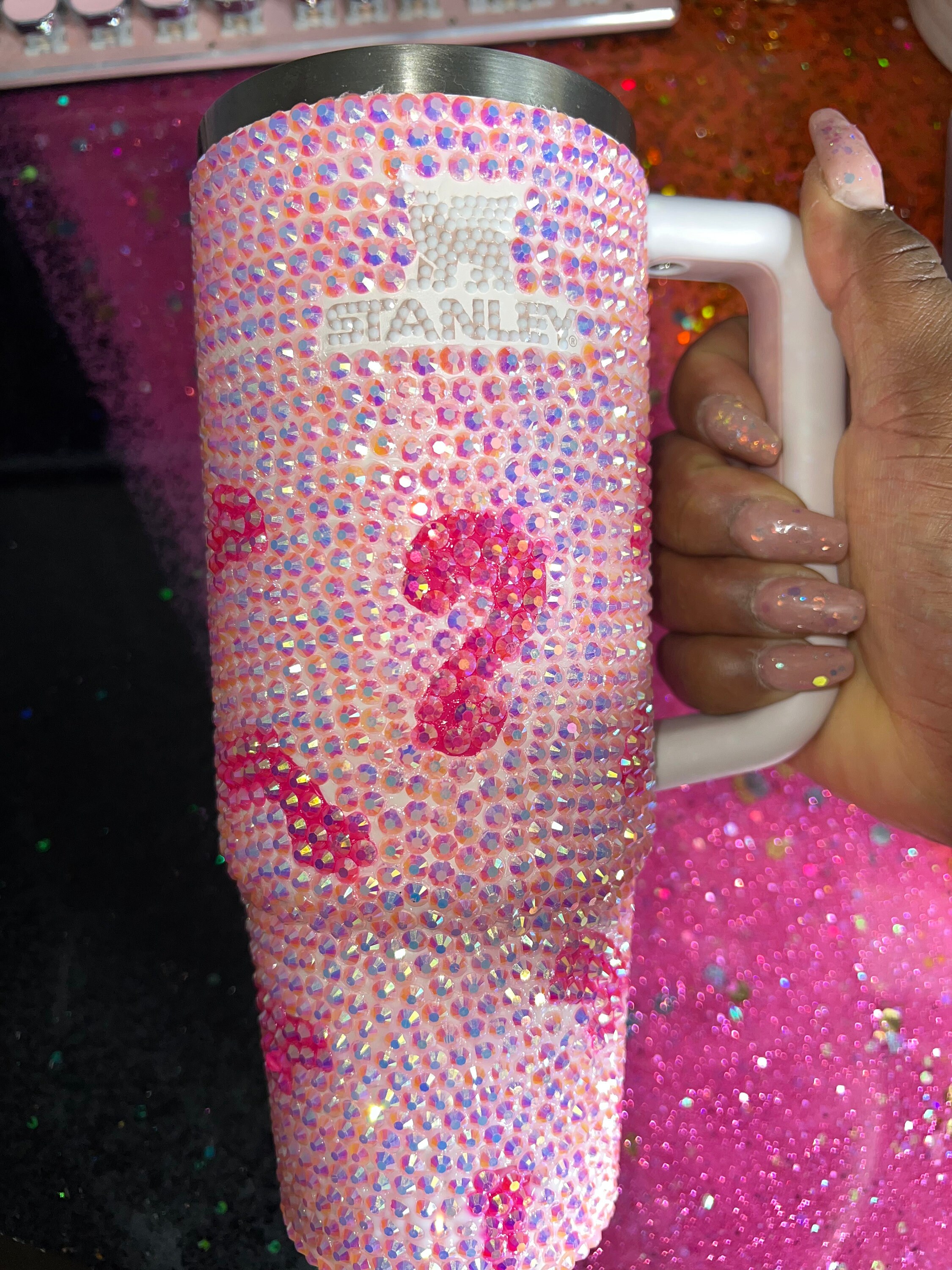 Bling Stanley Tumbler| Custom Bling Stanley| Customized Rhinestone ...