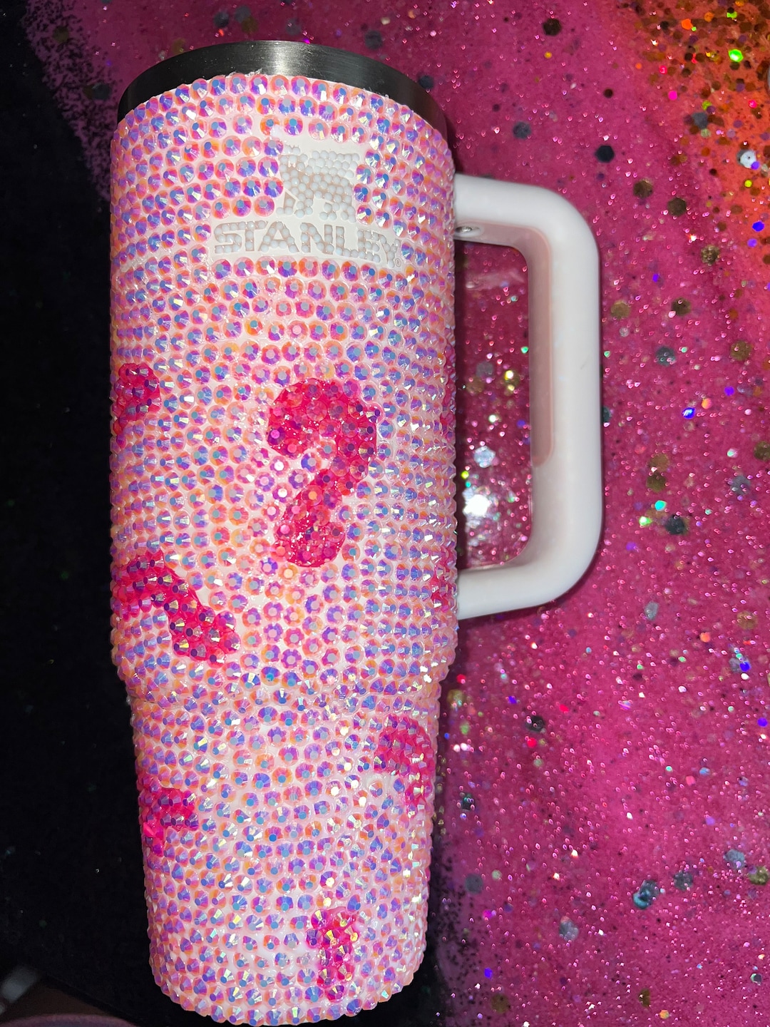 Bling Stanley Tumbler Custom Bling Stanley Customized Rhinestone ...