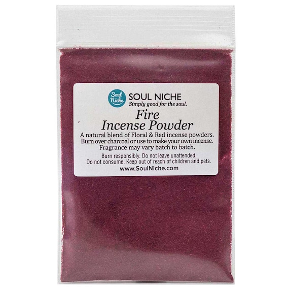 Fire Incense Powder Floral & Red Incense Siftings Burn - Etsy