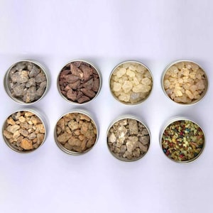 ESSENTIAL Resin Incense Sampler Kit Gift Set With Charcoal Incense ...