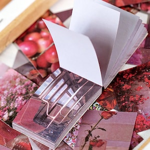 50 Pcs, Landscape Sticker Book, Color Themed Aesthetic Sticker Booklet ...