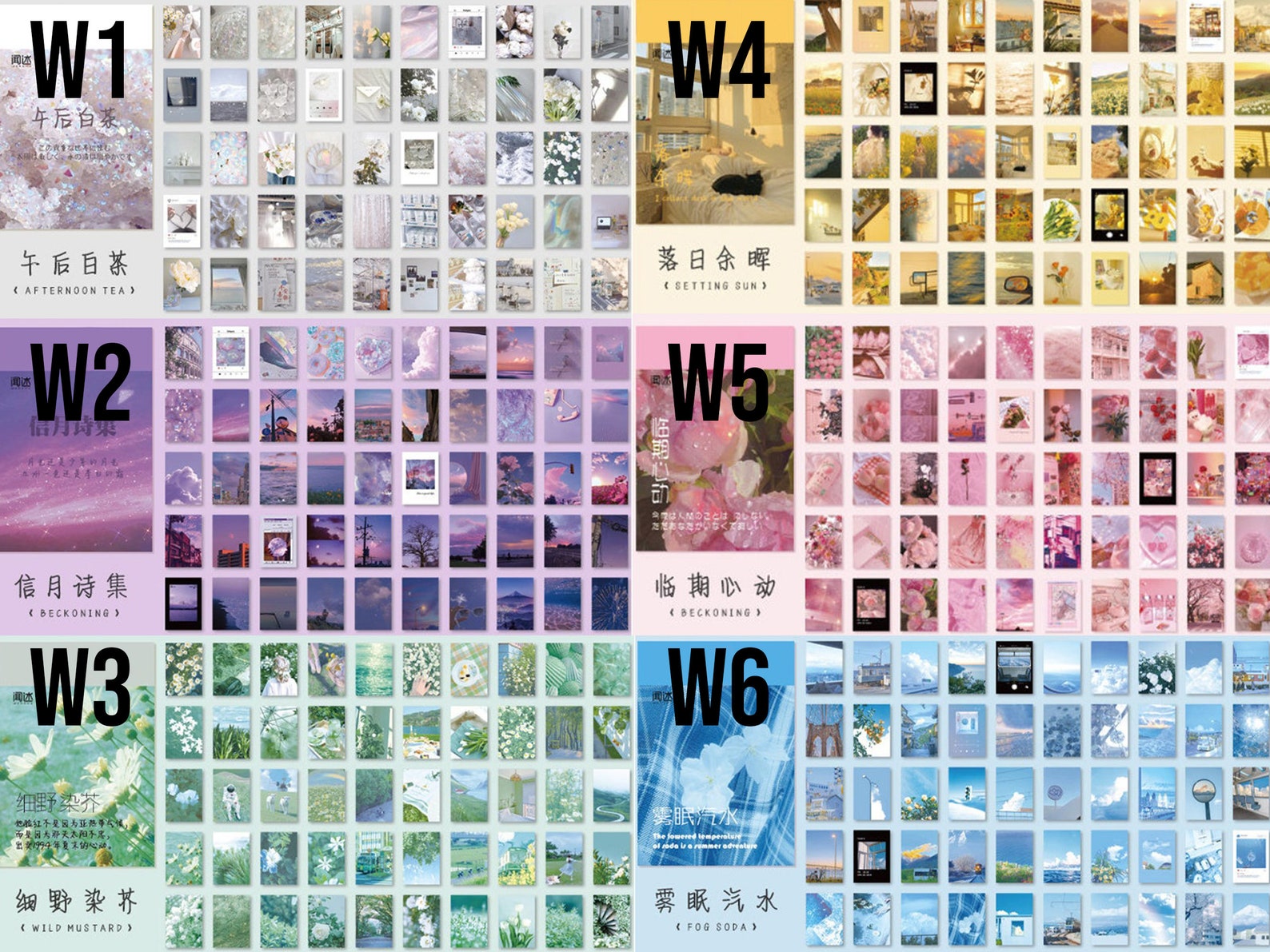 Wenshu Sticker Yuxian Sticker Little Photo Sticker Books for - Etsy
