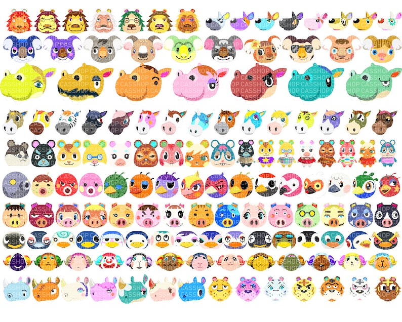 Animal Crossing PNG Files, 400+ Animal Crossing Characters, ACNH PNG ...