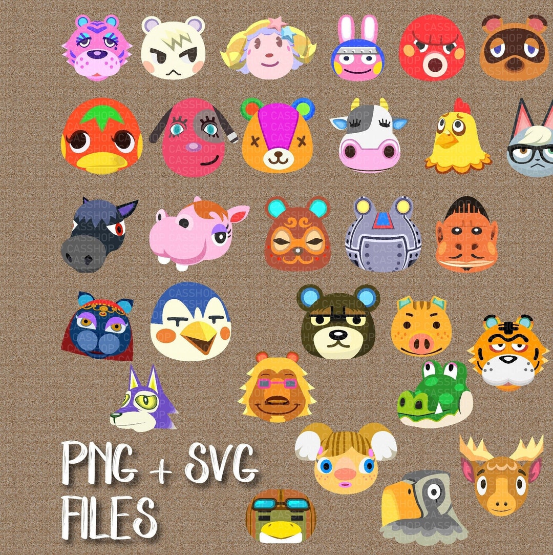 Animal Crossing PNG Files, 400+ Animal Crossing Characters, ACNH PNG ...