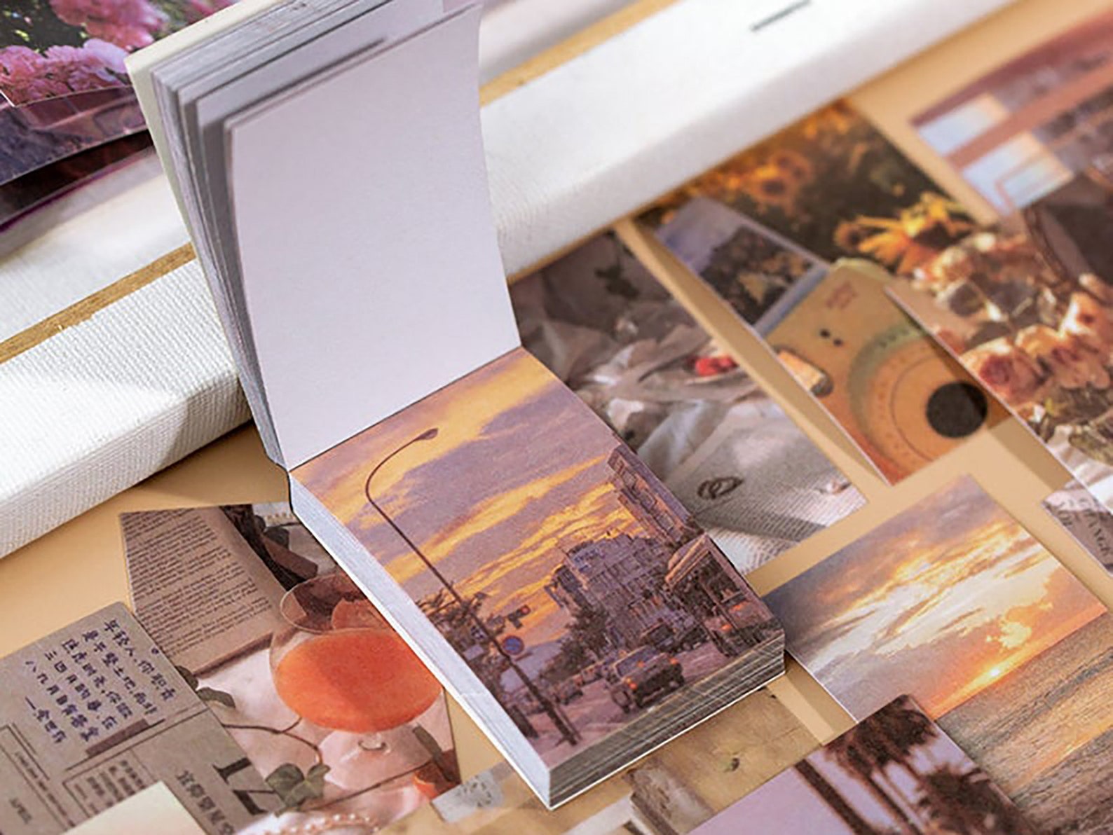 50 Pcs Landscape Sticker Book Color Themed Aesthetic Sticker - Etsy