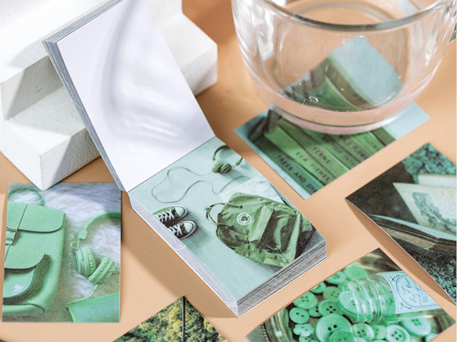 50 Pcs Landscape Sticker Book Color Themed Aesthetic Sticker - Etsy