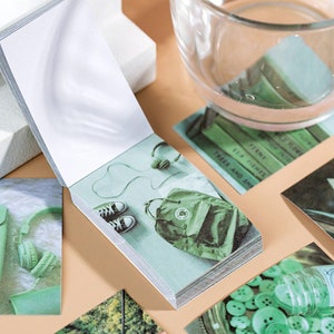 50 Pcs, Landscape Sticker Book, Color Themed Aesthetic Sticker Booklet ...