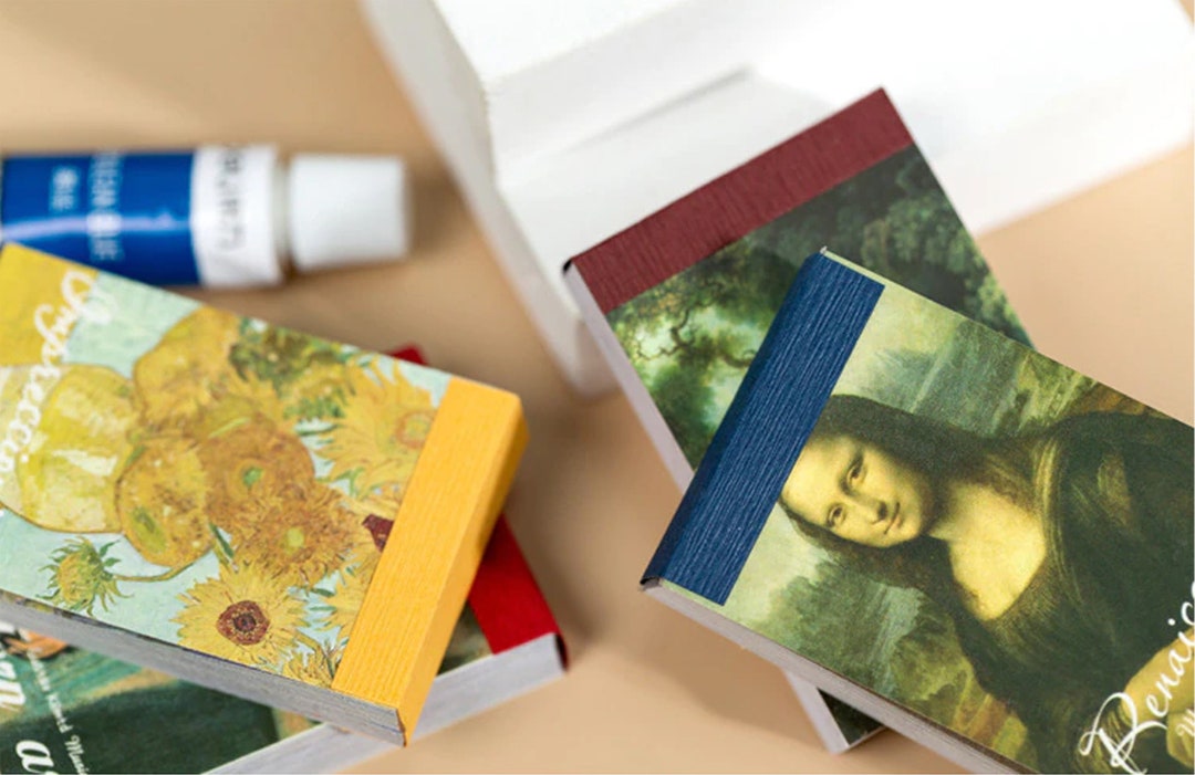 50 Pcs, Art Sticker, Small Sticker Booklet for Scrapbooking, Scenery ...