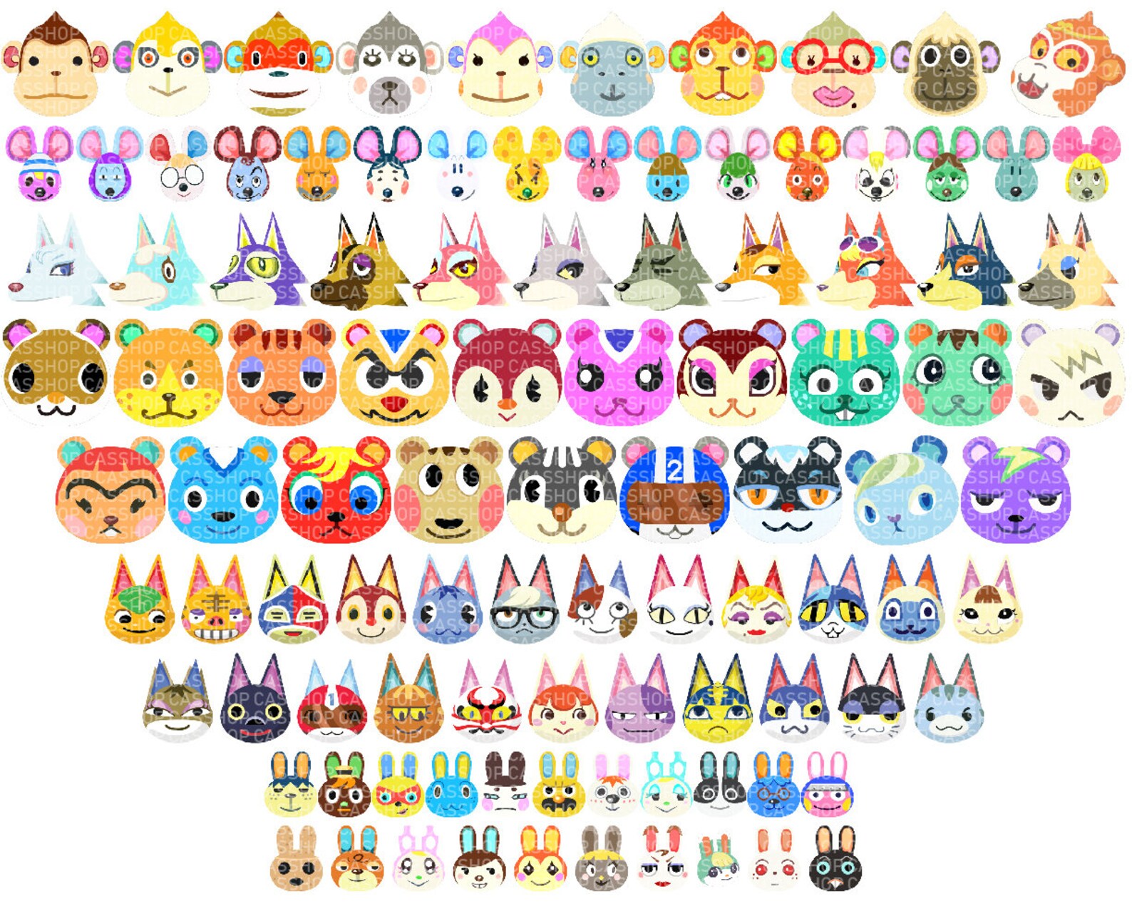 Animal Crossing PNG Files, 400+ Animal Crossing Characters, ACNH PNG ...