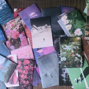 50 Pcs, Landscape Sticker Book, Color Themed Aesthetic Sticker Booklet ...