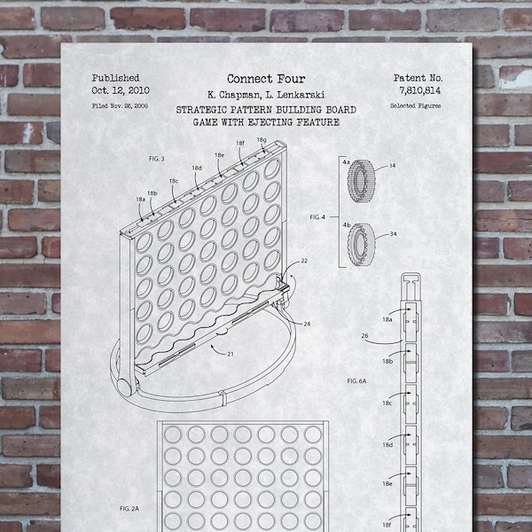 Connect Four Wall Art - Etsy