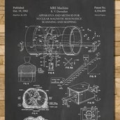 MRI Machine Patent Print Art 1982 magnetic Resonance Imaging - Etsy