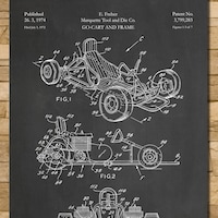 Cyclekart Frame Plan Full Scale Digital Download (PDF) - Etsy