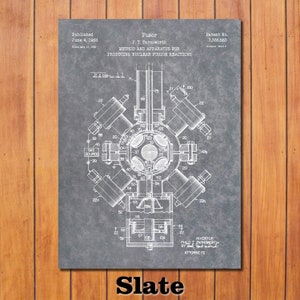 Farnsworth Fusion Reactor Patent Print Art 1968 - Etsy