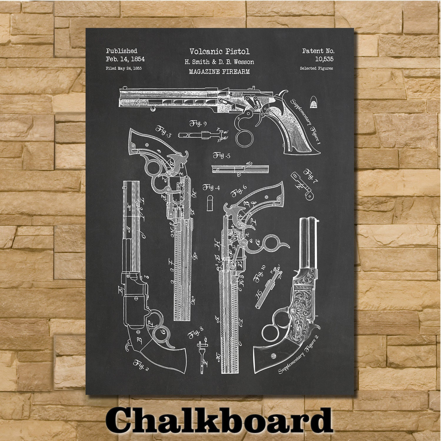 Flintlock Pistol Blueprints