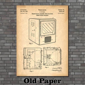 TV Patent Print Art 1951 - Etsy
