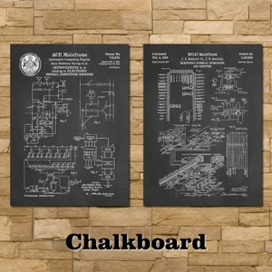 First Computers Patent Print Art Set of 2 - Etsy