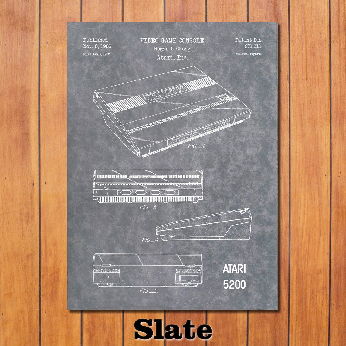 Patent Art Depicting Atari 5200 1983 | Etsy