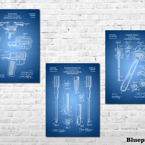 Tools Patent Print Art Set of 3 - Etsy