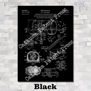 MRI Machine Patent Print Art 1982 (magnetic Resonance Imaging) - Etsy