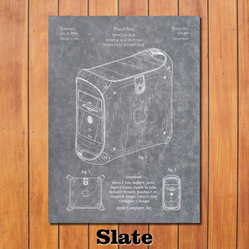 Patent Art Depicting Power Mac Computer 2000 - Etsy