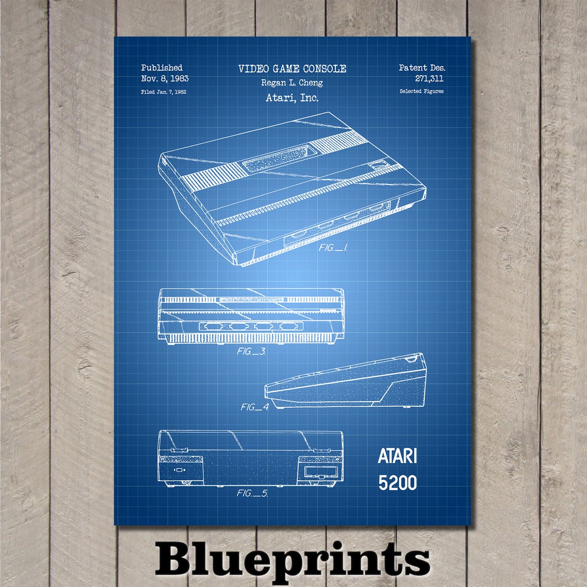 Patent Art Depicting Atari 5200 1983 | Etsy