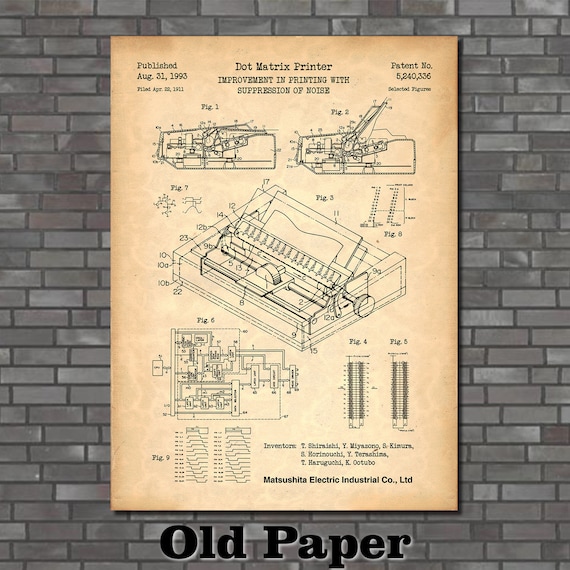 Dot Matrix Printer Art