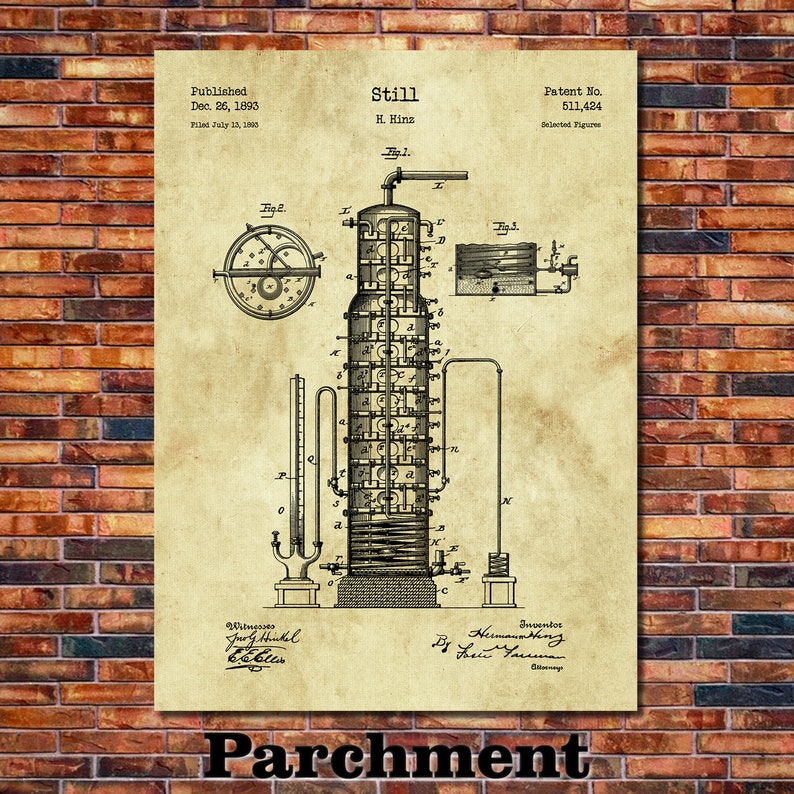 Still Patent Print Art 1893 - Etsy