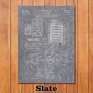 MRI Machine Patent Print Art 1974 (magnetic Resonance Imaging) - Etsy