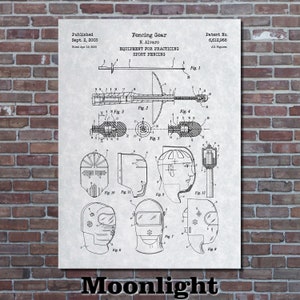 Fencing Equipment Patent Print Art 2003 - Etsy