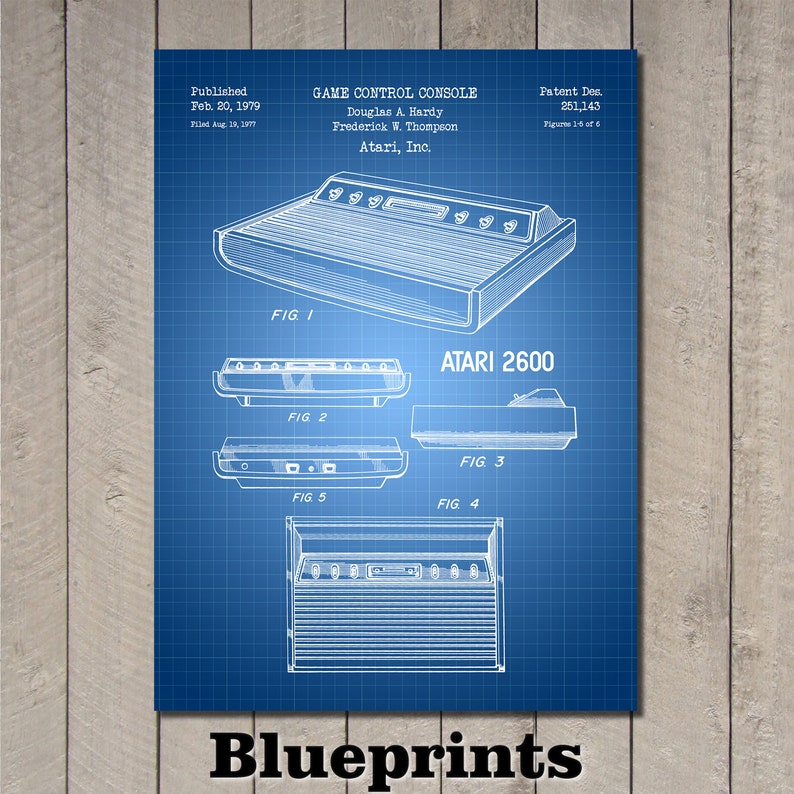 Patent Art Depicting Atari 2600 1979 | Etsy