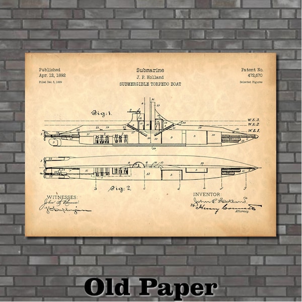 Submarine Art Print - Etsy