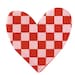 Checkered Heart Napkins - Pink & Red Heart Party Supplies, Lucky in ...