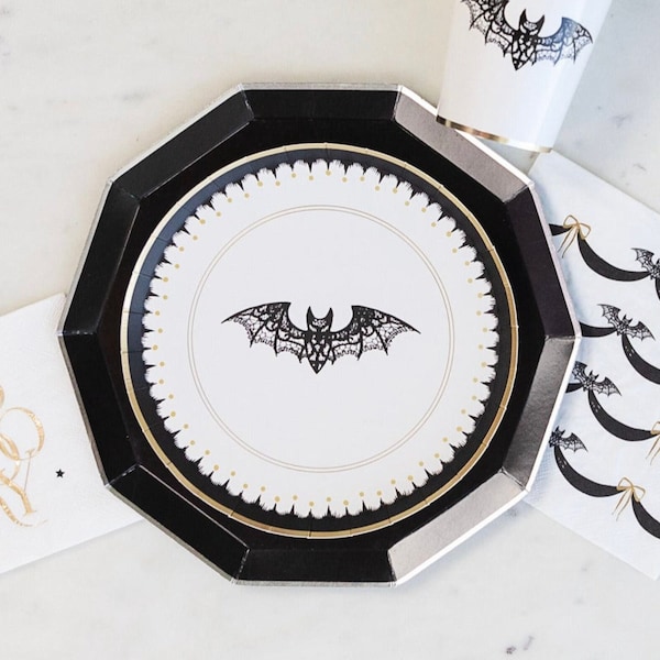 Bat Dinnerware a Set - Etsy UK