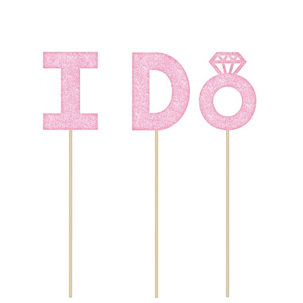 I Do Cake Topper - Etsy