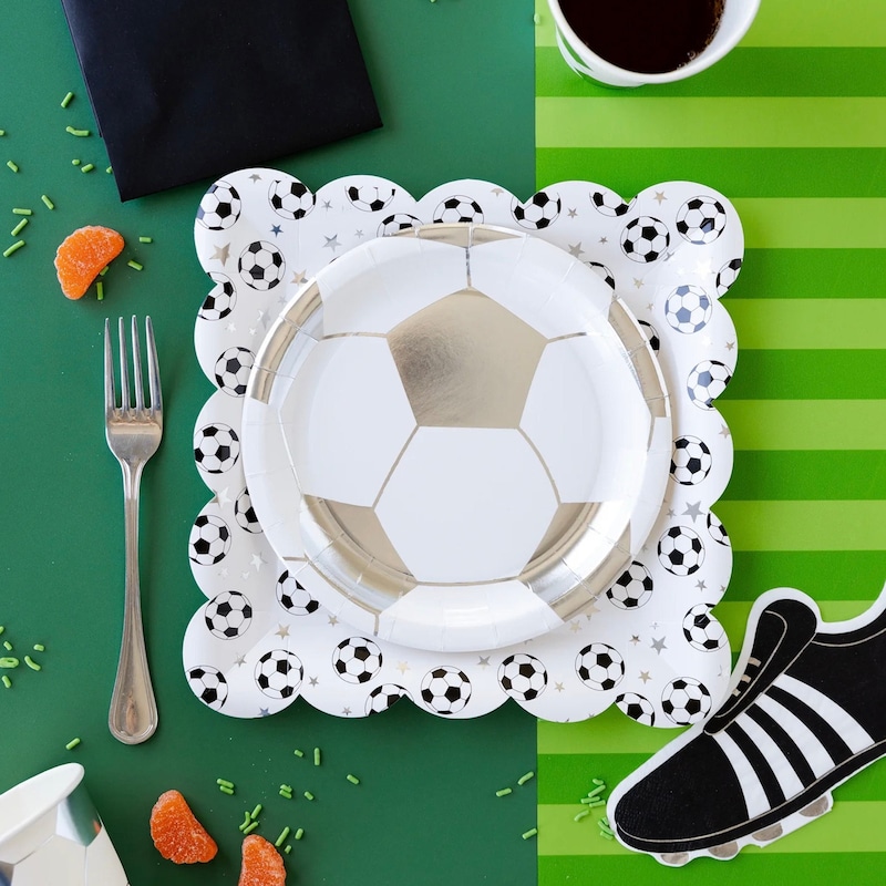 Silver Party Plates - Etsy