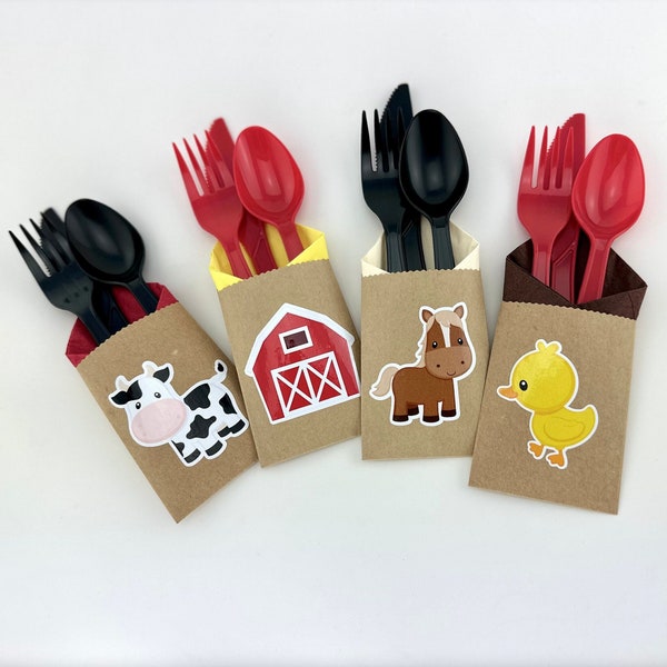 Animal Cutlery Set - Etsy