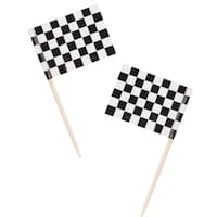 Checkered Flag Racing Edible Cake Cookie Cupcake Toppers, Racing ...