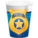 Police Party Cups - Badge Party Favor Cups - Cops and Robbers Birthday ...